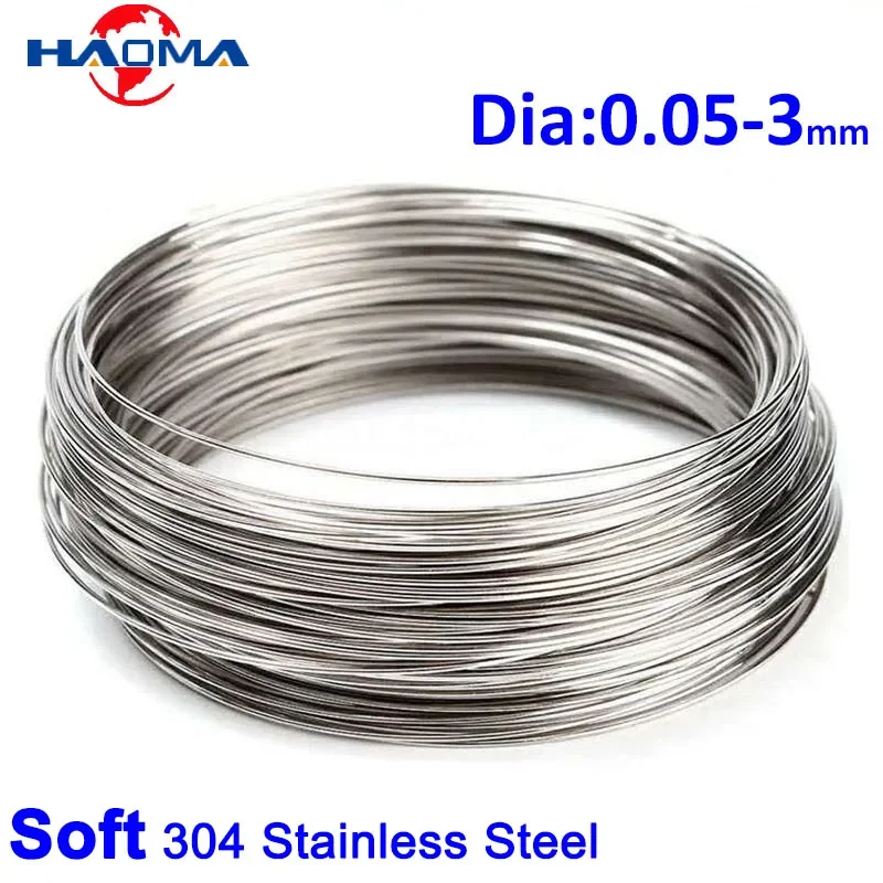Soft-304-Stainless-Steel-Wire-Single-Bright-Strand-Lashing-Steel-Wire ...