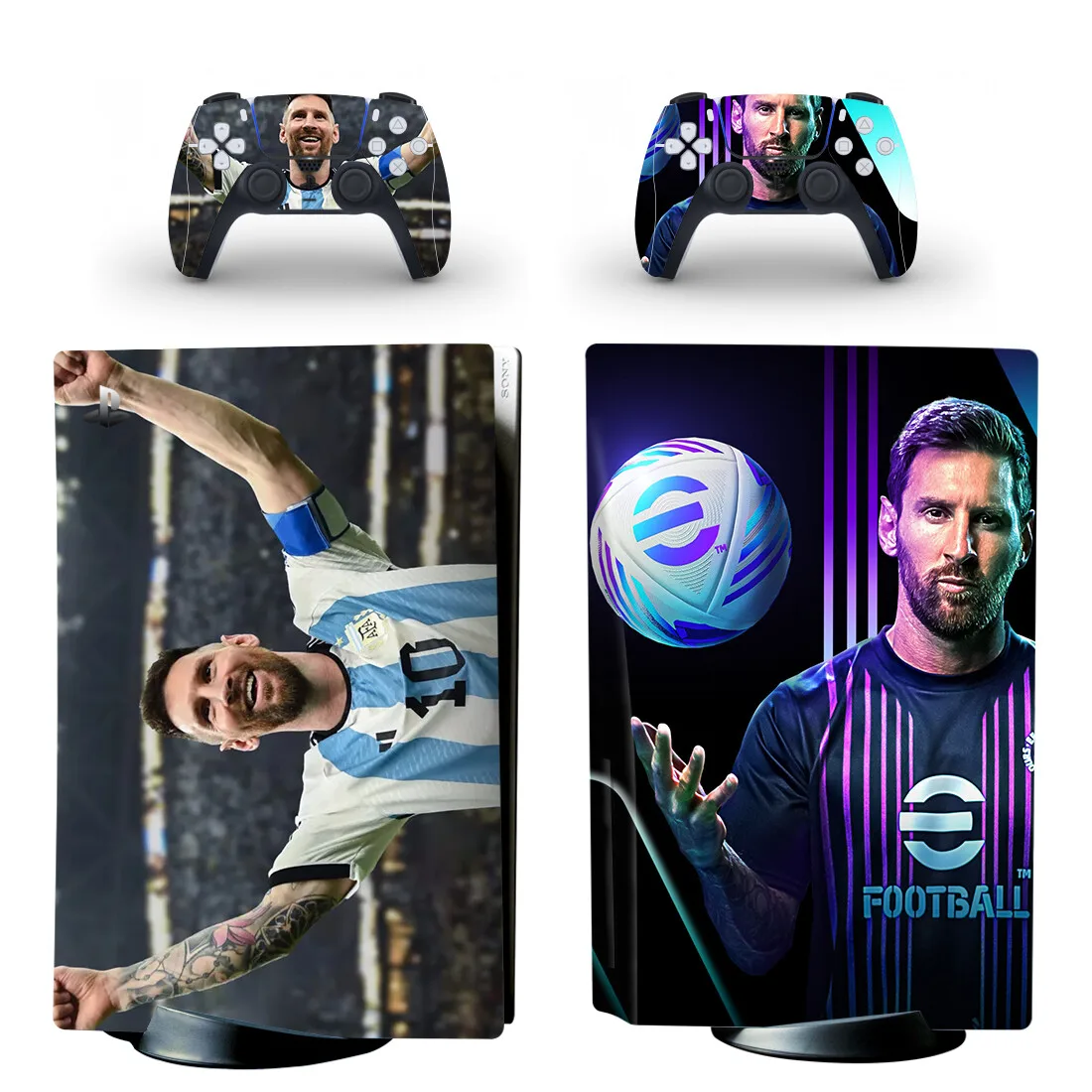 Football-Star-Messi-PS5-Disc-Skin-Sticker-Decal-Cover-for-Console ...