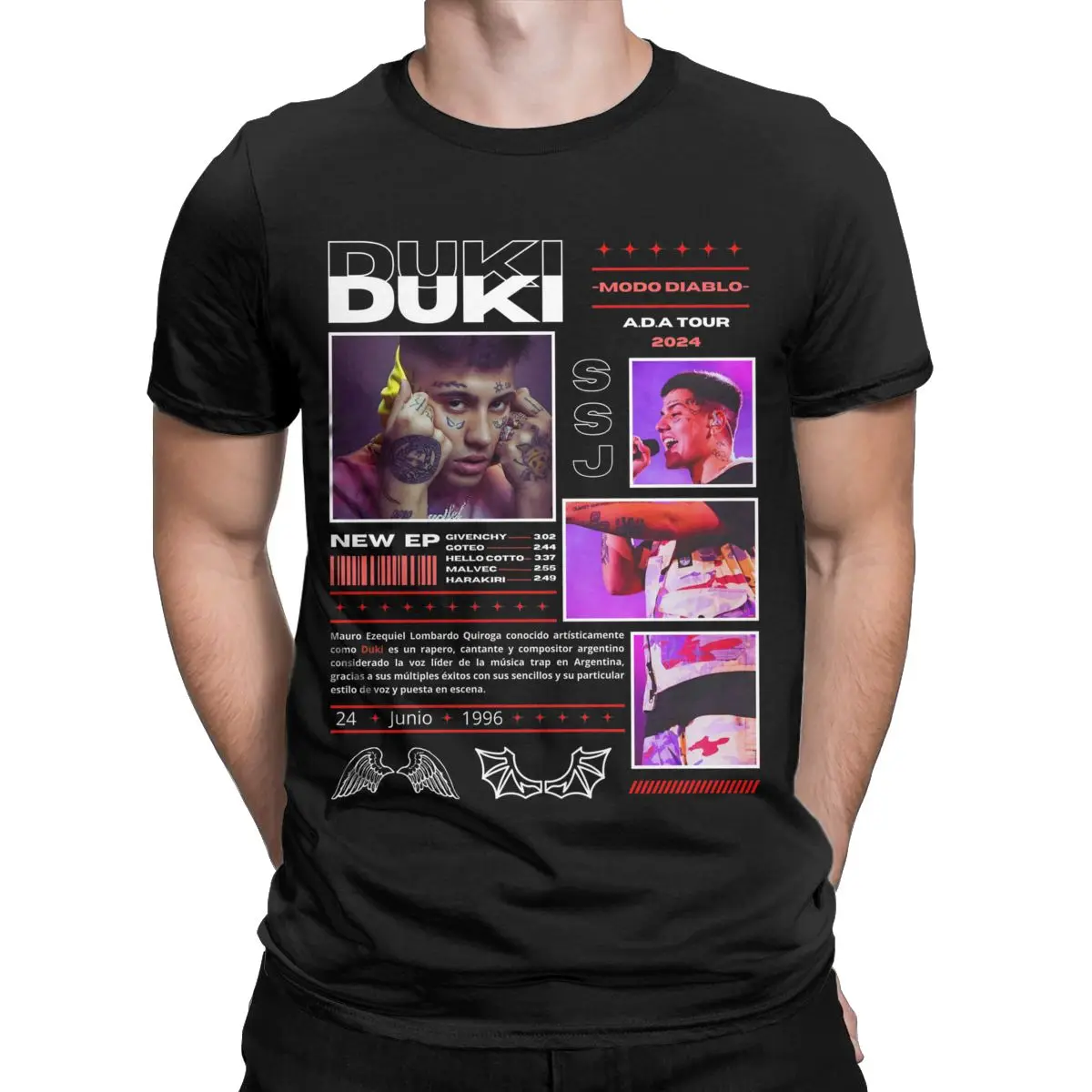 Camiseta-de-rapero-del-cantante-Duki-para-hombre-y-mujer-camisetas ...