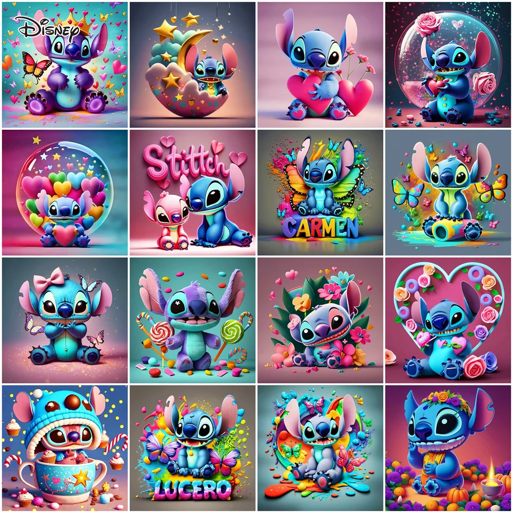 Disney-Drawing-By-Numbers-Set-Lilo-Stitch-Art-Figure-Drawing-Adult ...