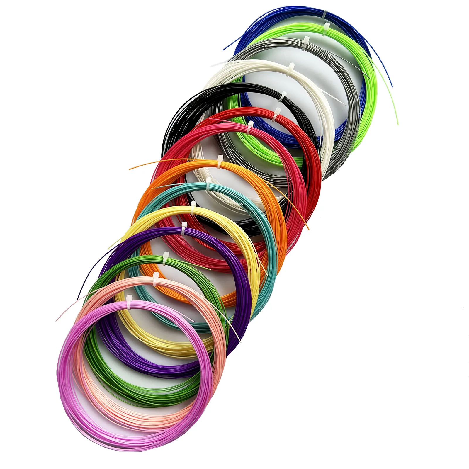 3PCS-Retail-ZARSIA-Badminton-String-0-7MM-Durable-High-Elastic-Training ...