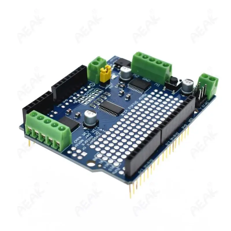 Mosfet Stepper Motor Para Robô Arduino Servo Driver Shield V2 L293d Iic ...
