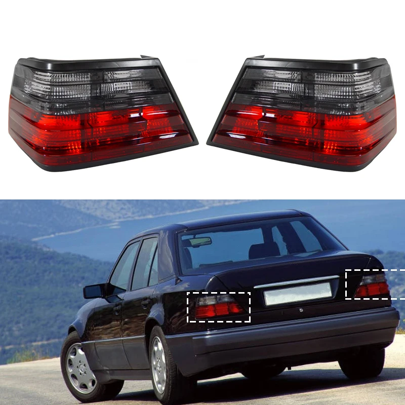 Rear-Tail-Lights-Euro-Smoke-Tail-Brake-Lamp-For-Mercedes-Benz-W124-E ...