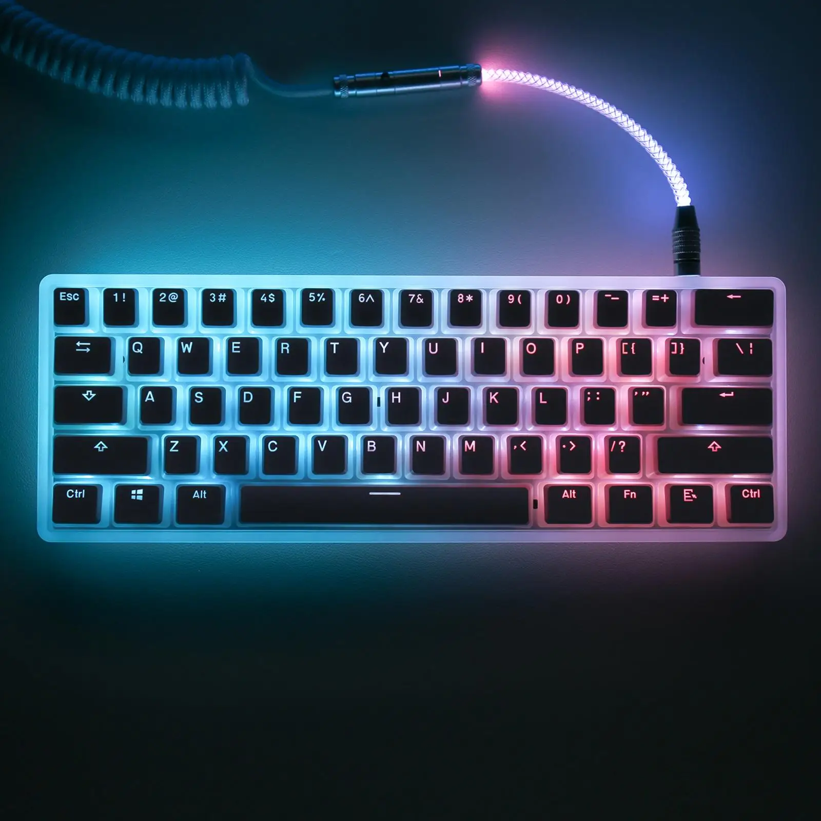 108 Keys Pudding Keycaps For PC Gaming Switch Mechanical Keyboard RGB ...