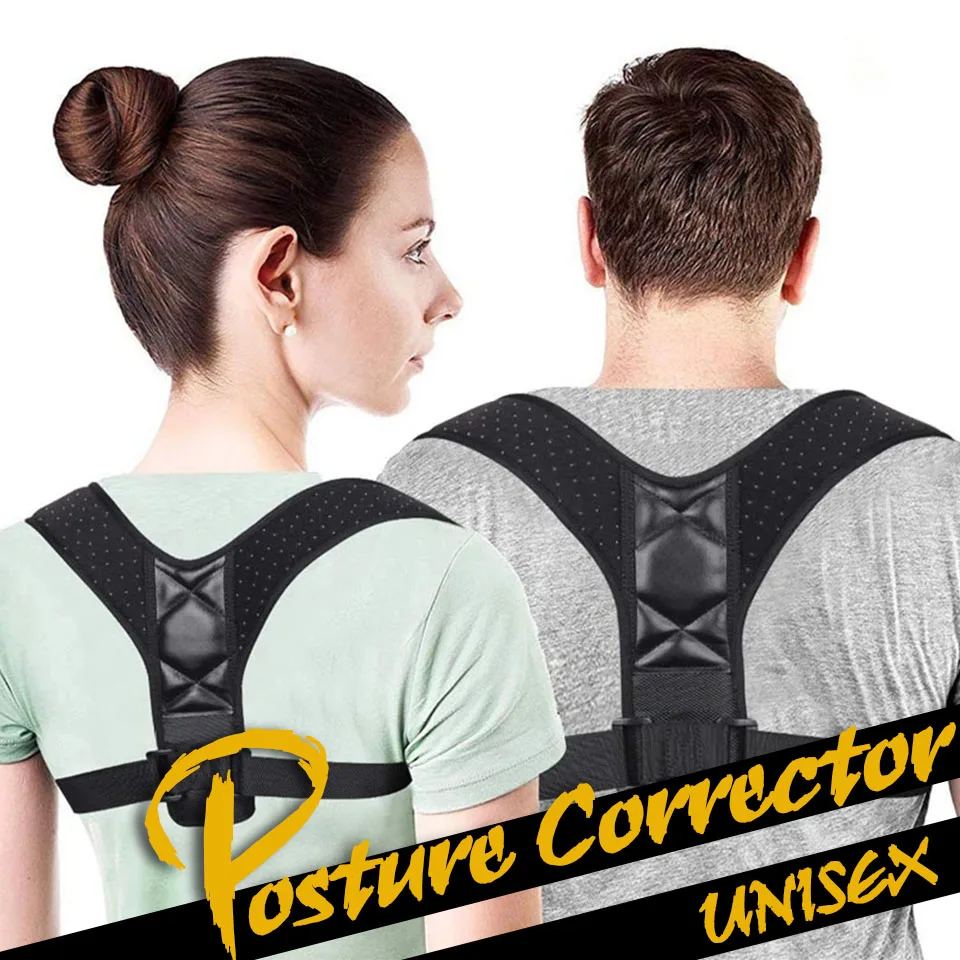 GOBYGO-Posture-Corrector-Adjustable-Back-Brace-Shoulder-Protector-Belt ...