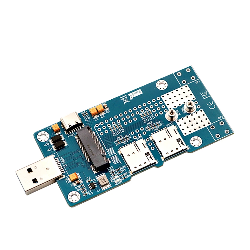 For NGFF M 2 to USB 3 0 Adapter Expansion Card with Dual NANO SIM Card jpg