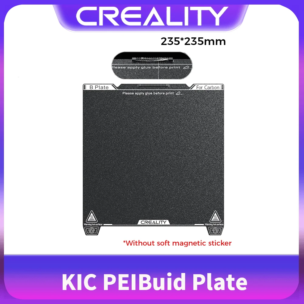 Creality Official original K1C PEI Build Plate Without Soft Magnetic ...
