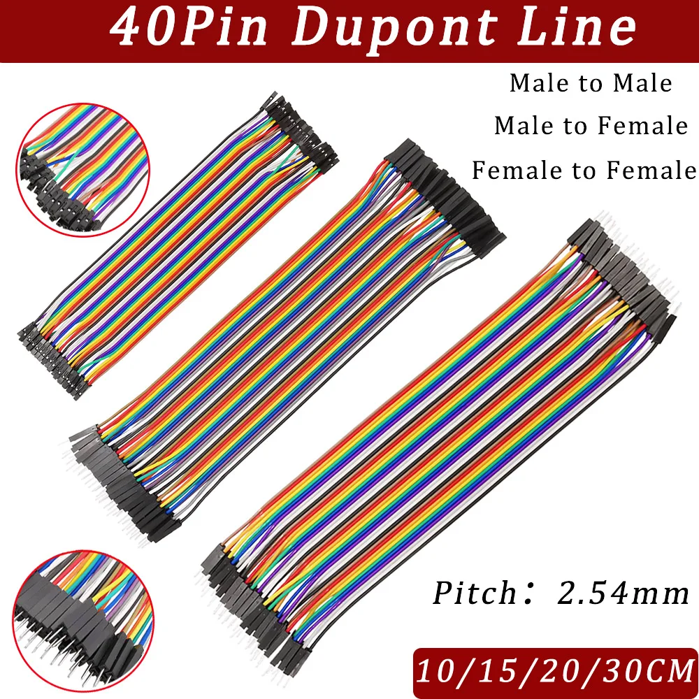 1Pcs-40-Pin-Arduino-Jumper-Wire-Connector-Male-To-Male-Male-To-Female ...