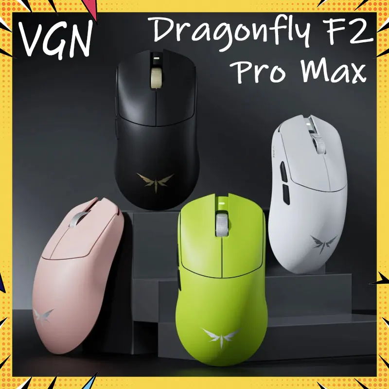 Vgn Dragonfly F2 Ultra+/F2 Pro Max 8000hz Wireless Mouse Paw3395/3950 ...