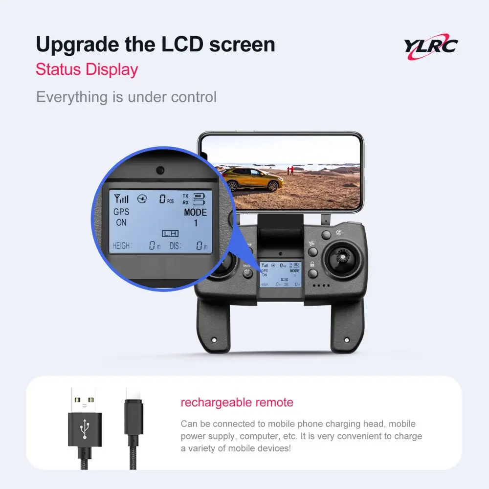 Dron teledirigido S135, 5G, WiFi, FPV, Motor sin escobillas, GPS, retorno, 8K, cámara Dual HD ...