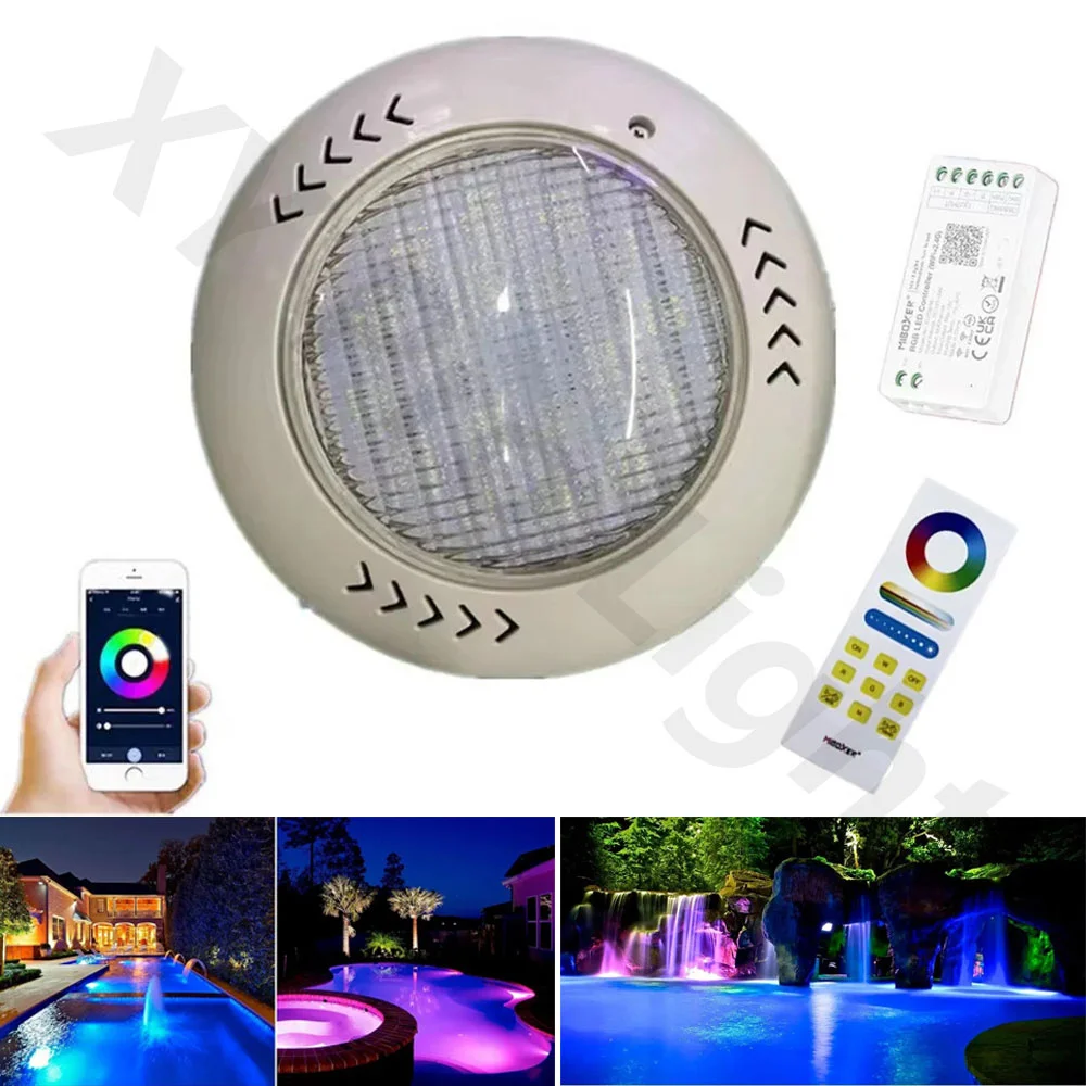 18W-RGB-LED-Swimming-Pool-Light-IP68-Waterproof-DC12V-Outdoor-Underwater-Lamp-Pond-Spotlight ...