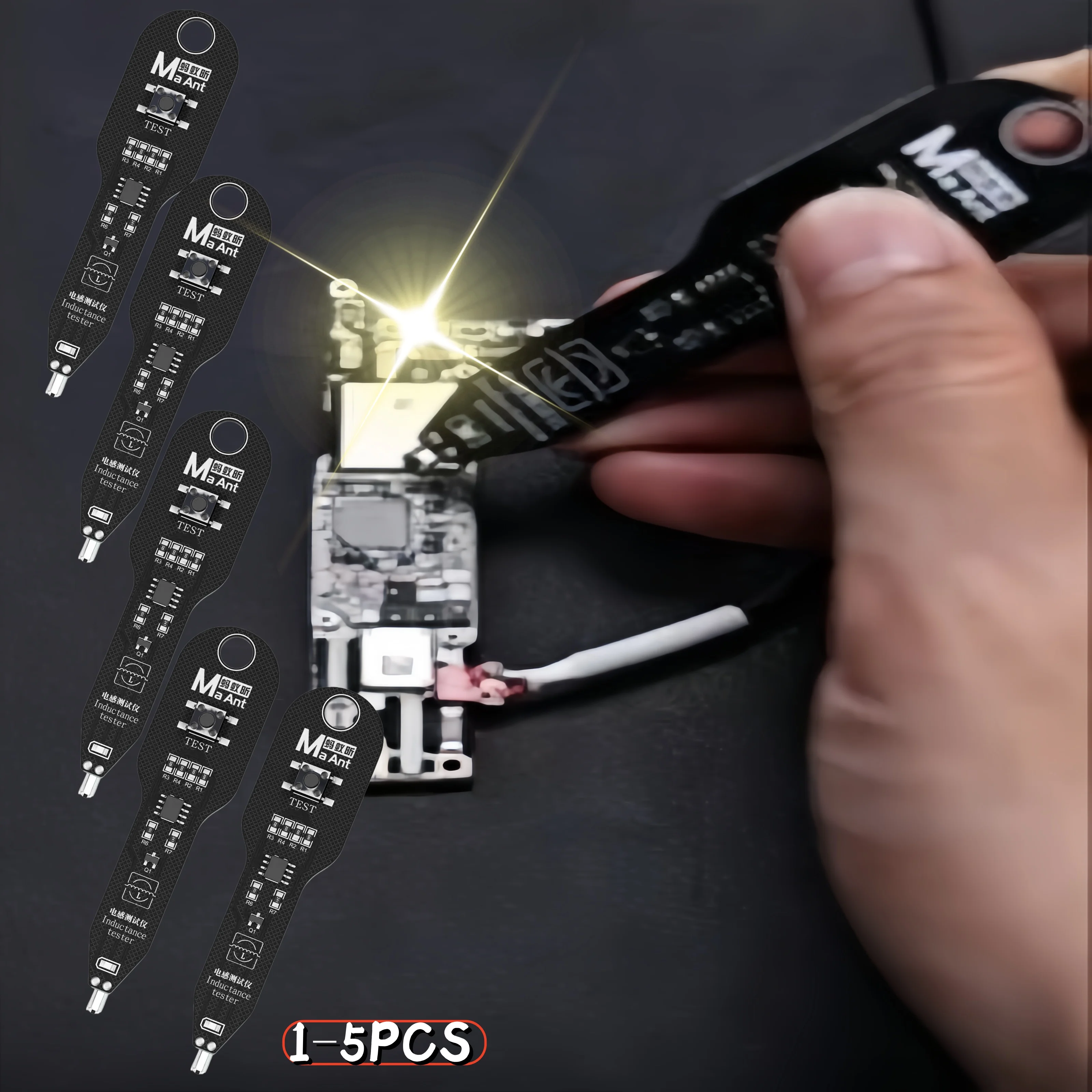 1-5PCS M093 Inductance Tester Motherboard Coil Tester Inductor Detector ...