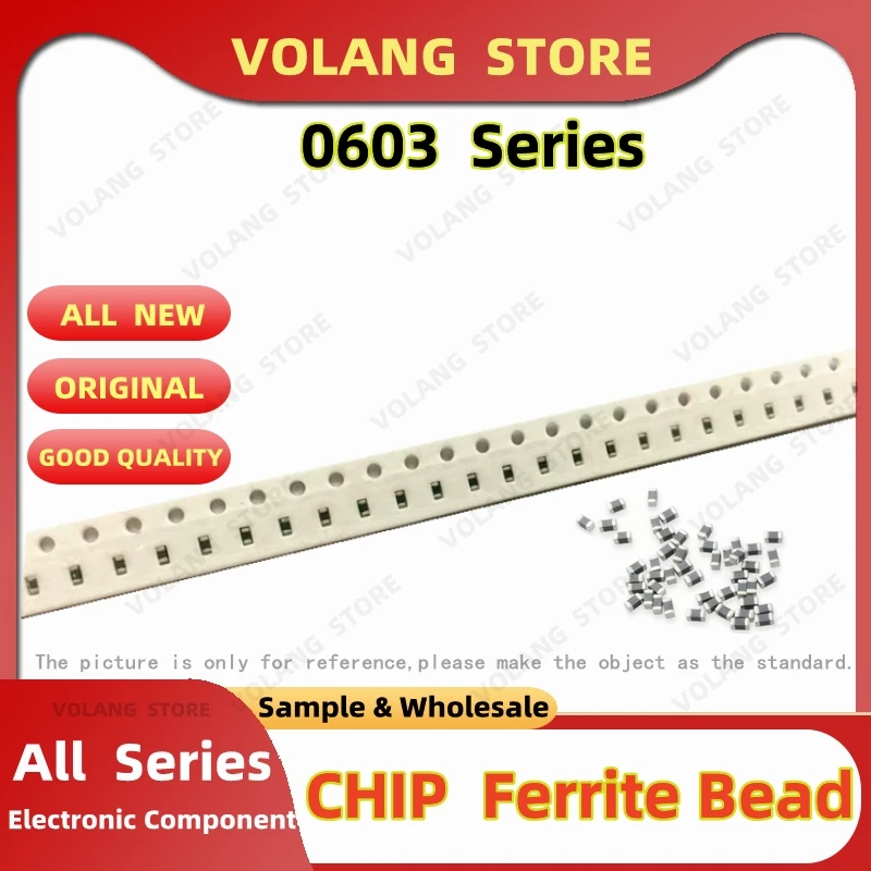 0603 1608 Inductor 500pcs 0603 Chip Ferrite Beads - Assorted Values (0R ...