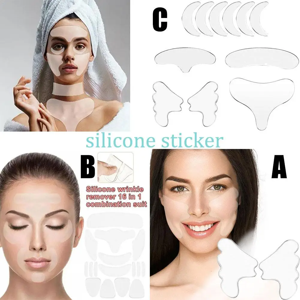 Silicon-Sticker-Facial-Lifting-Mask-Reusable-Skin-Care-Silicone-Patches ...