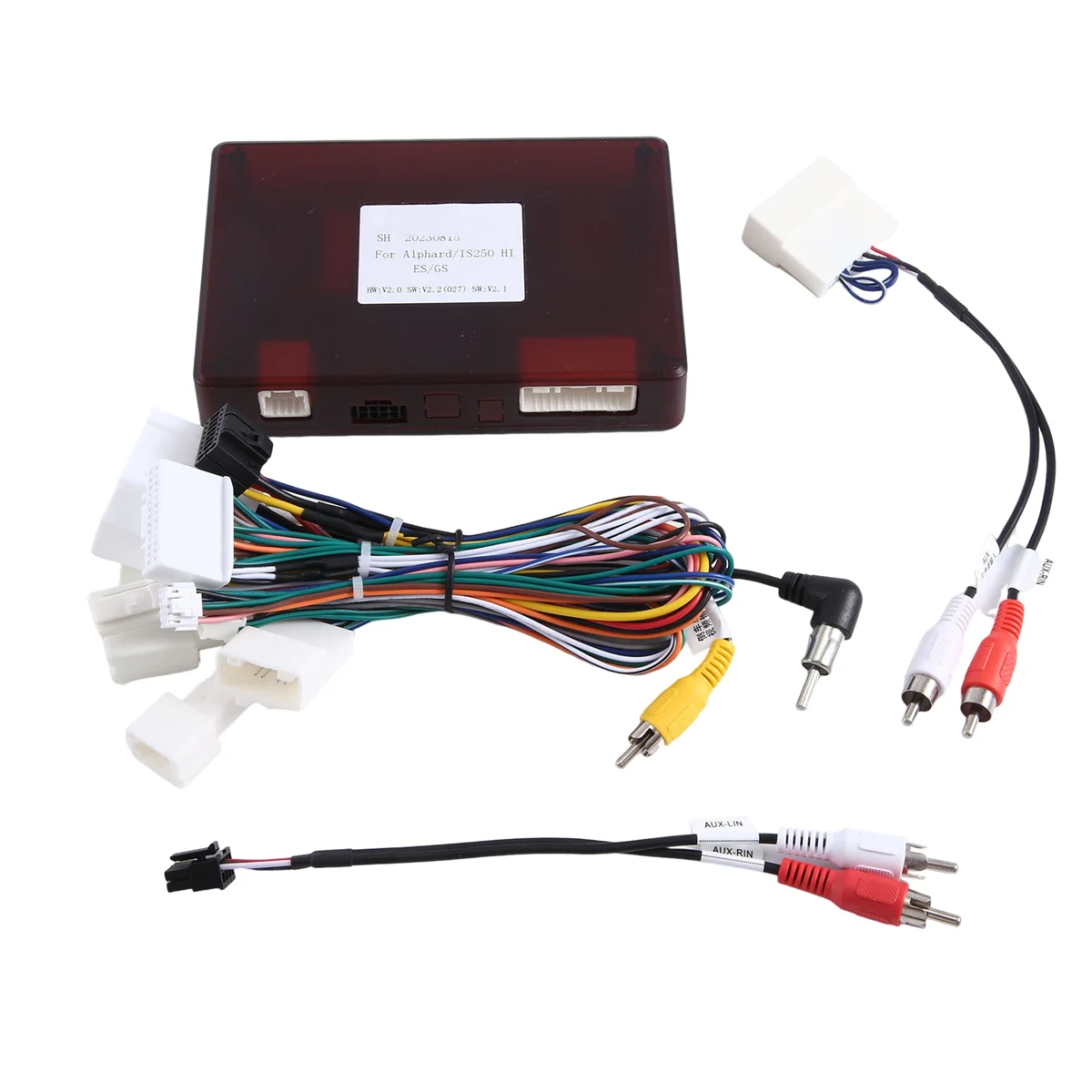 Car-Android-Radio-Cable-Power-Wiring-Harness-with-CANBus-MOST-Decoder ...