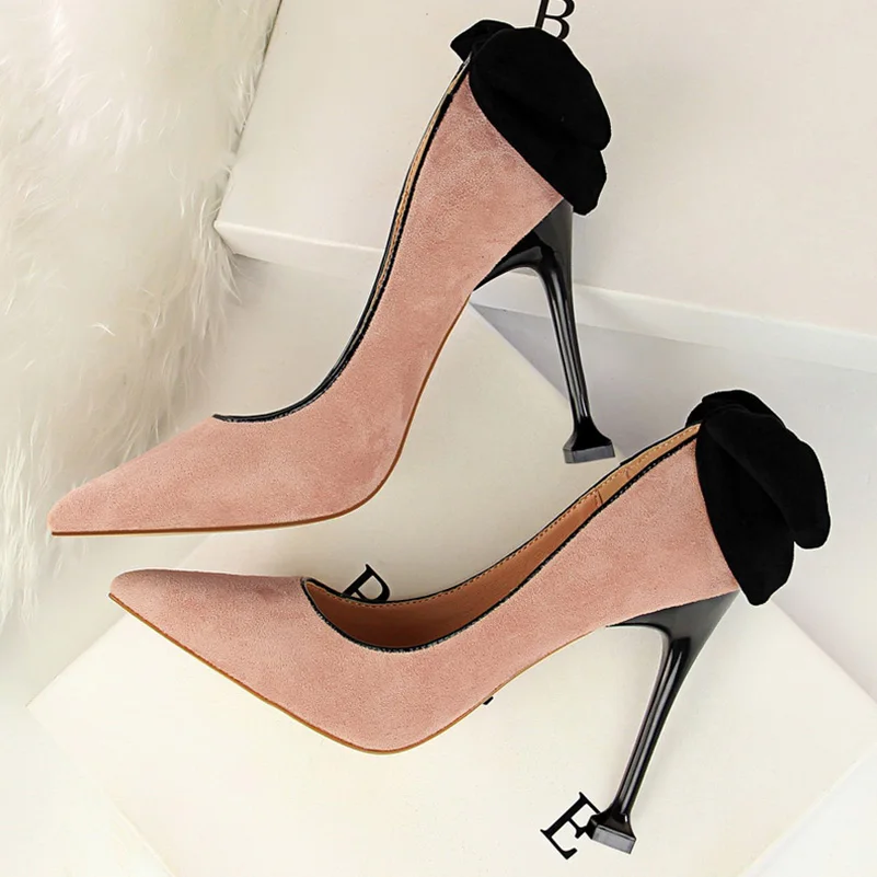 Black And Pink Heels For Prom