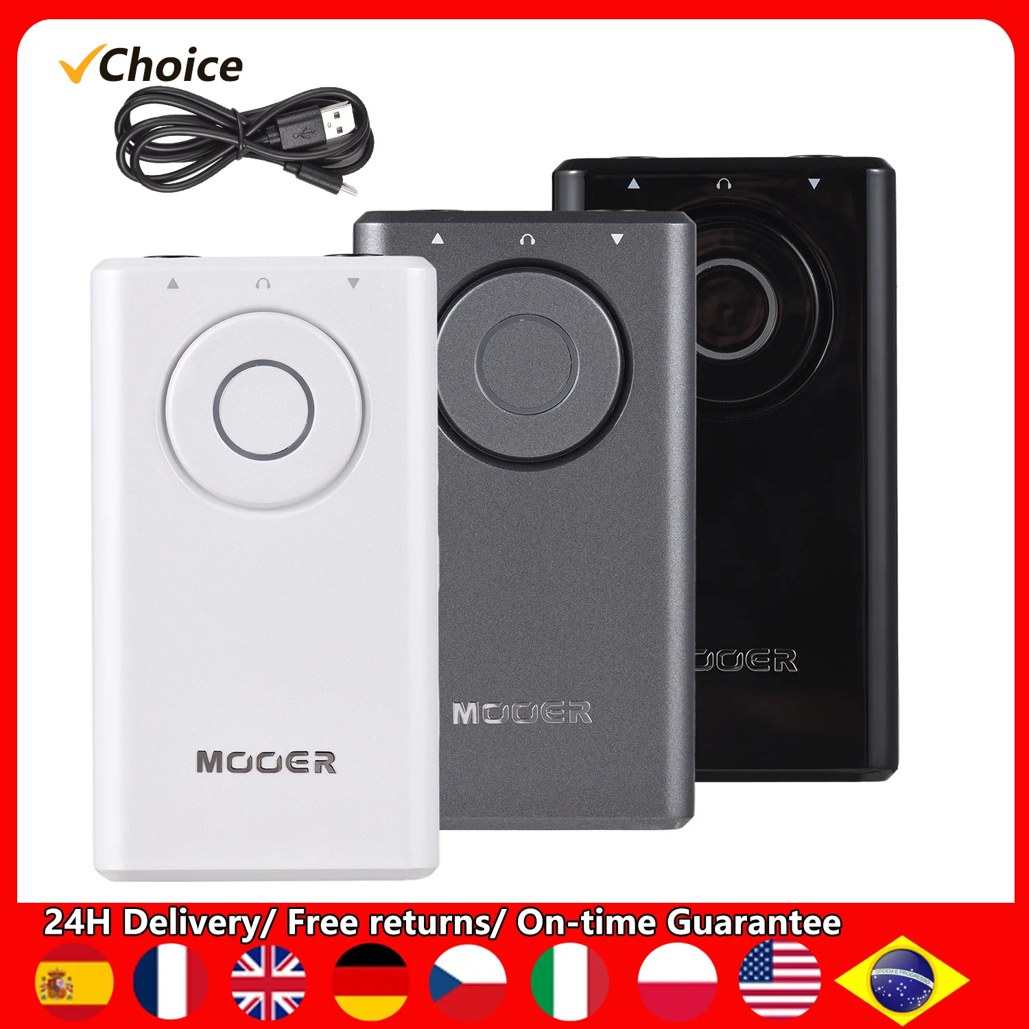 MOOER-Guitar-Bass-Multi-Effects-Processor-Guitar-Integrated-Pedal-Processor-BT-Wireless-Guitar ...