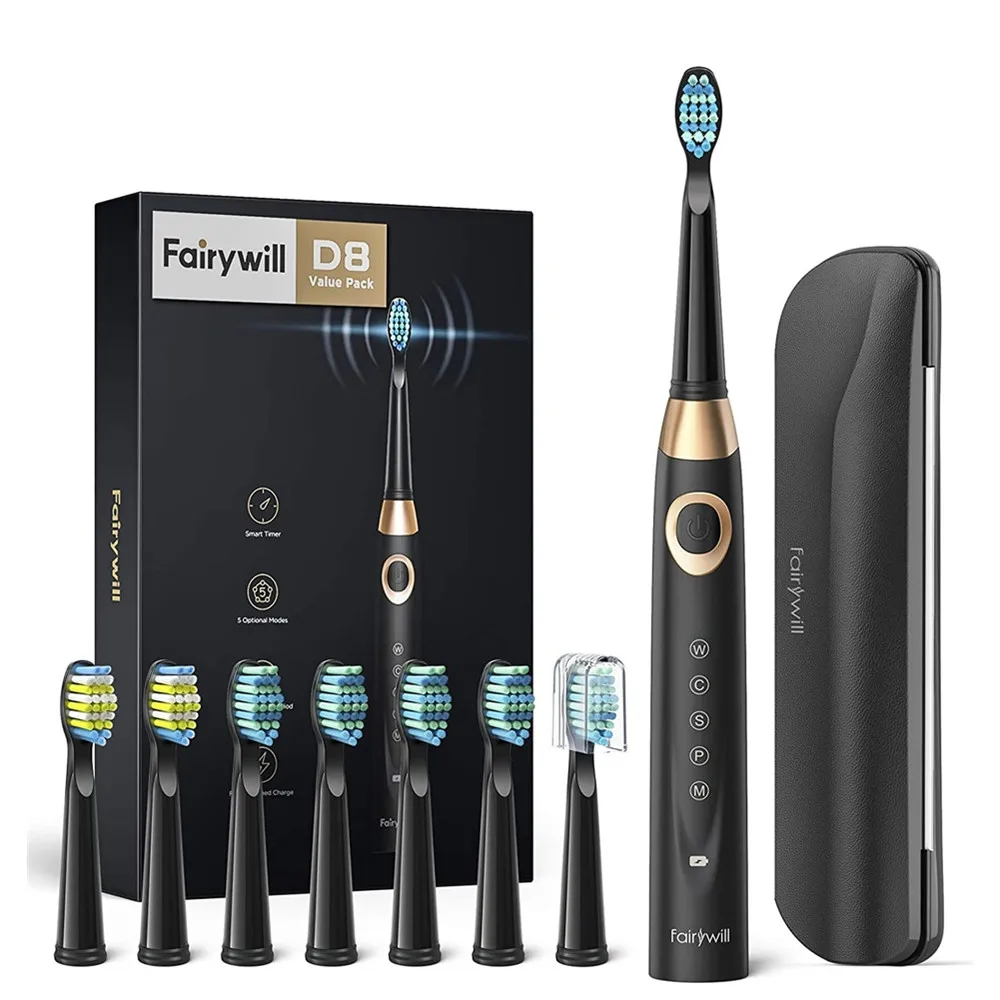 Fairywill-Electric-Toothbrushes-for-Adults-Kids-5-Modes-Smart-Timer ...