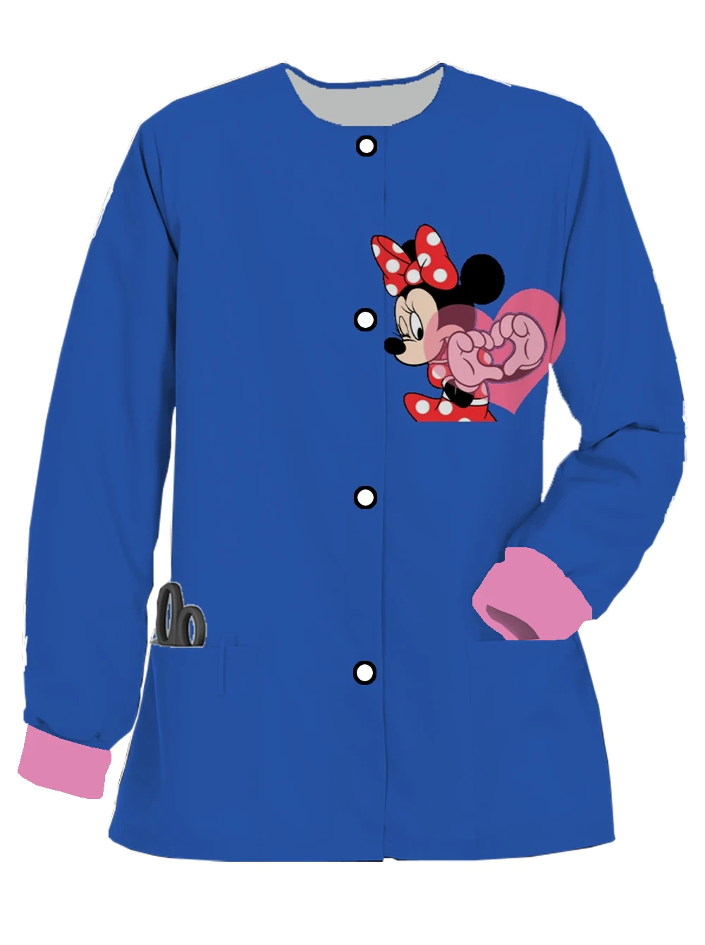 Spring-Autumn-Scrub-Print-Top-Women-s-Long-Sleeve-Disney-Mickey-Mouse ...