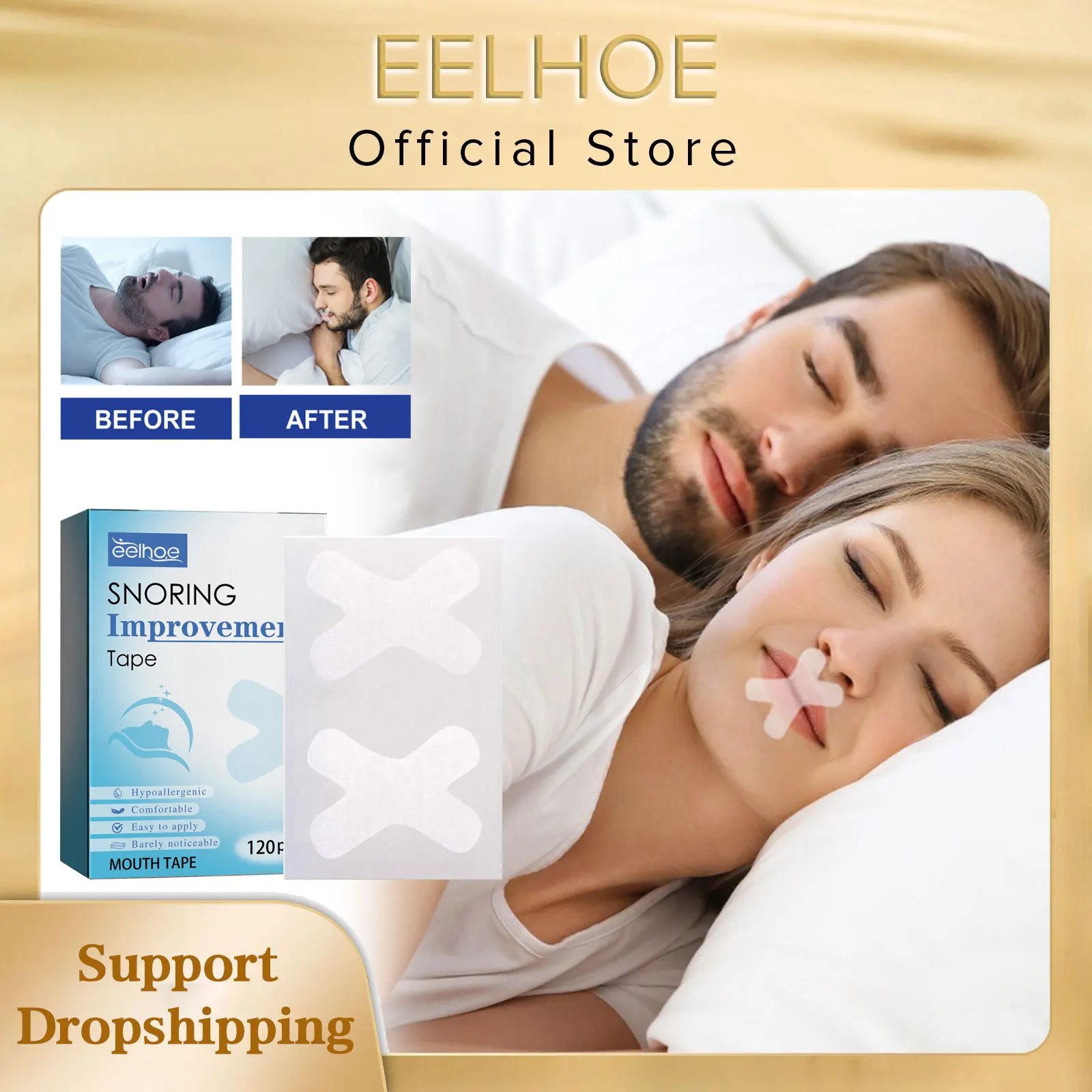 EELHOE-Anti-Snoring-Mouth-Sticker-Close-Mouth-Patches-Improve-Snore ...