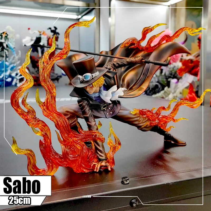 25cm-One-Piece-Anime-Figurine-Sabo-Figure-Fire-Sabo-PVC-GK-Statue-Pvc ...