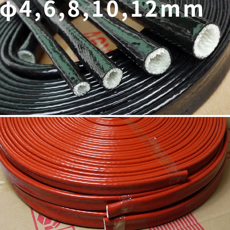 1M-ID-4-6-8-10-12mm-Thickening-Fire-Proof-Tube-Silicone-Fiberglass ...