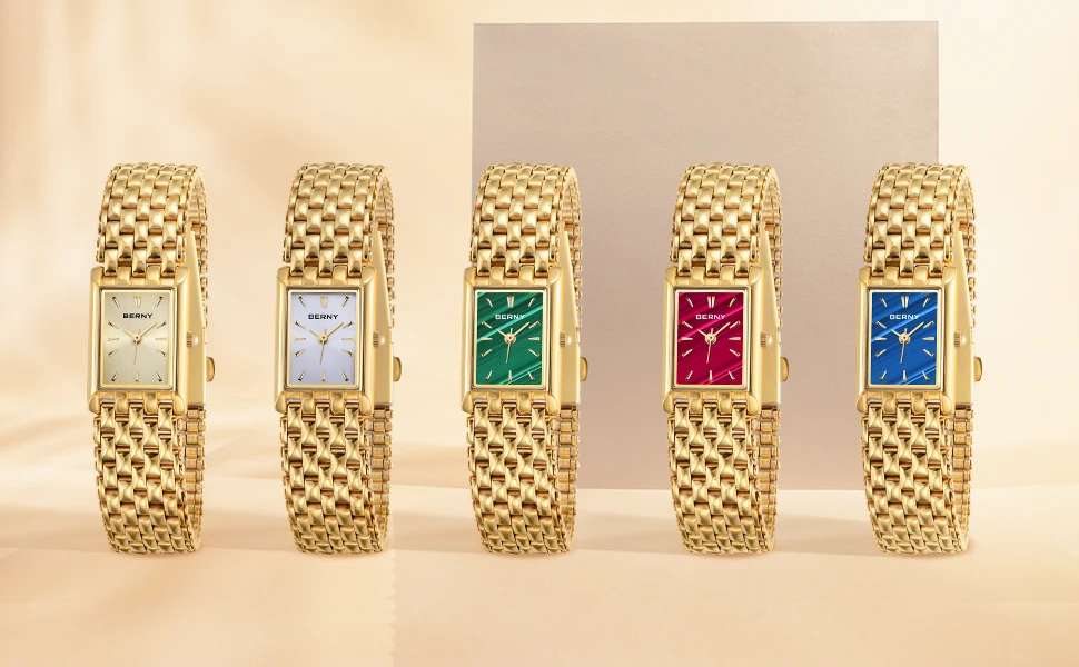 Square Gold Watch Ladies | Free Global Delivery