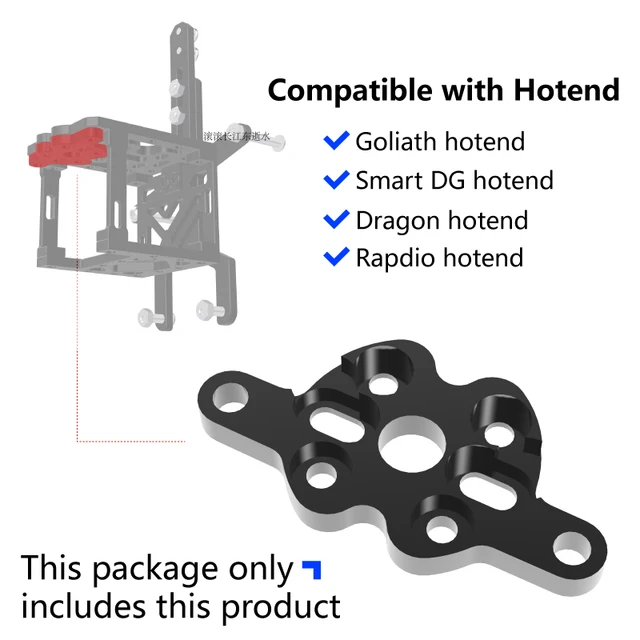 Mellow CNC Aluminium RatRig and Hevort Printhead Bracket For Goliath ...