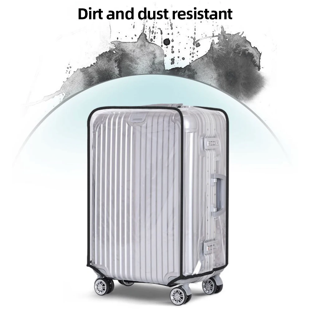Juste de protection de bagage entièrement transparente,housse de valise ...