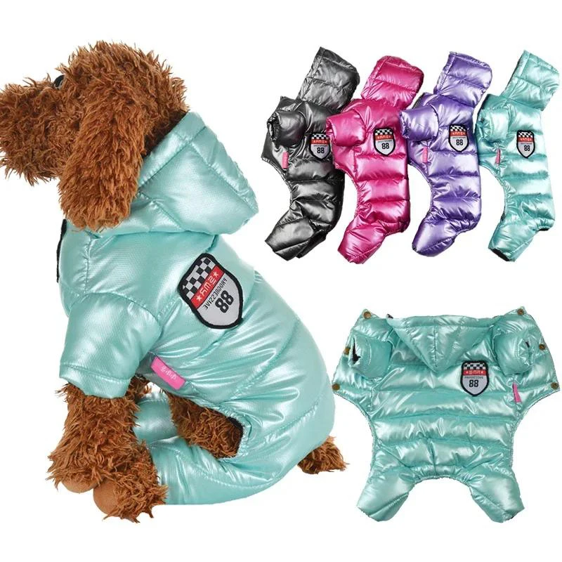 Dog-Overalls-For-Small-Dogs-Winter-Warm-Puppy-Pet-Dog-Coats-Waterproof ...