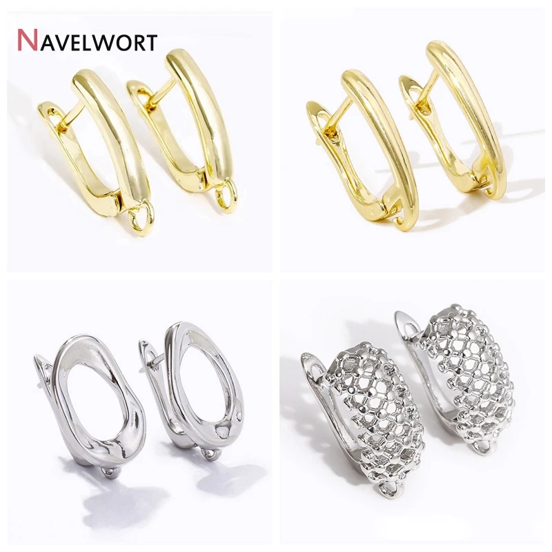1-2-3Pairs-18K-Gold-Plated-Shvenzy-Earring-Hooks-Brass-Metal-Earwires ...