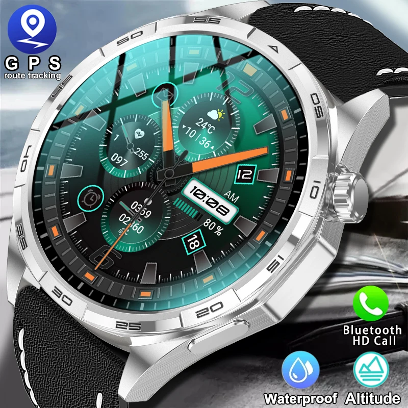 2026New Smart Watch men Outdoor sports Altimeter GPS trajectory Blood ...