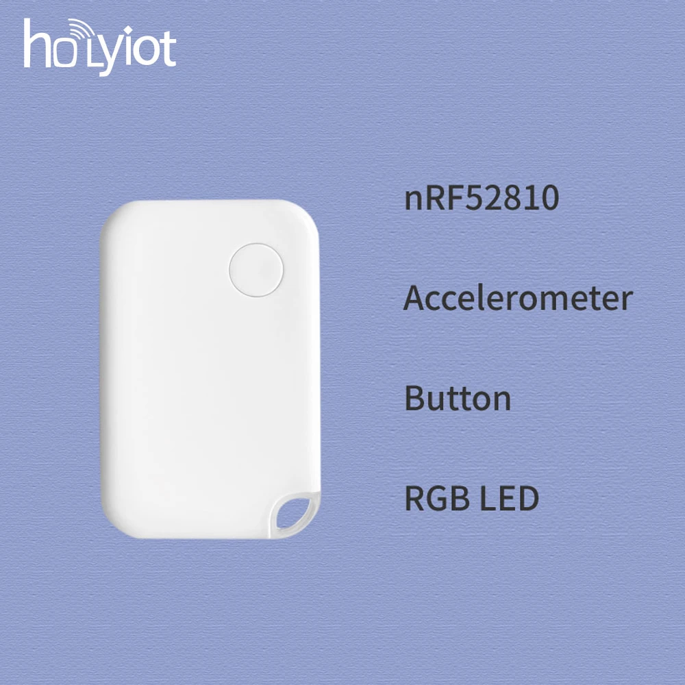 Holyiot Nrf52810 Eddystone Ibeacon Tag Accelerometer Lis2dh12 Sensor ...
