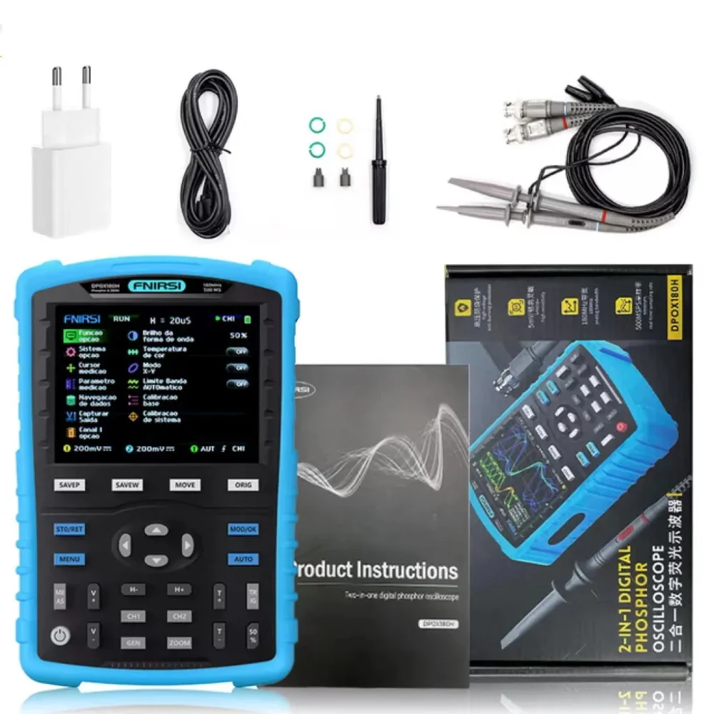 FNIRSI DPOX180H 2 In 1 Professional Digital Oscilloscope Function ...