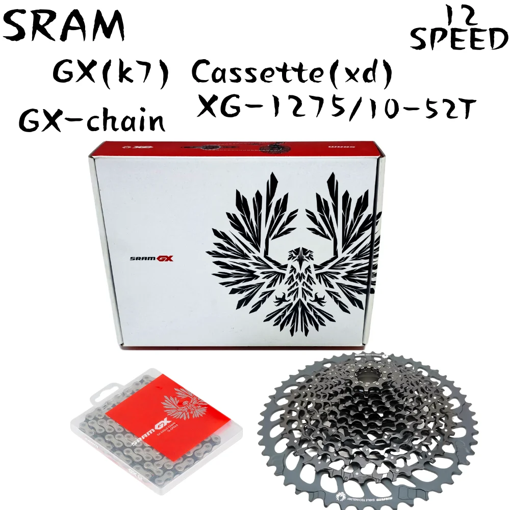 SRAM GX Eagle K7 카세트 GX XG 1275 MTB 카세트 및 XX1 X01 GX 체인 mtb 카세트 12V ...