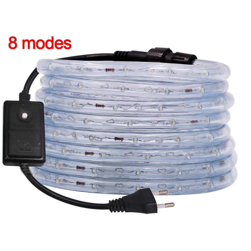 360-Round-LED-Strip-Light-Rainbow-RGB-Neon-Tube-Light-Flexible-LED-Tape ...