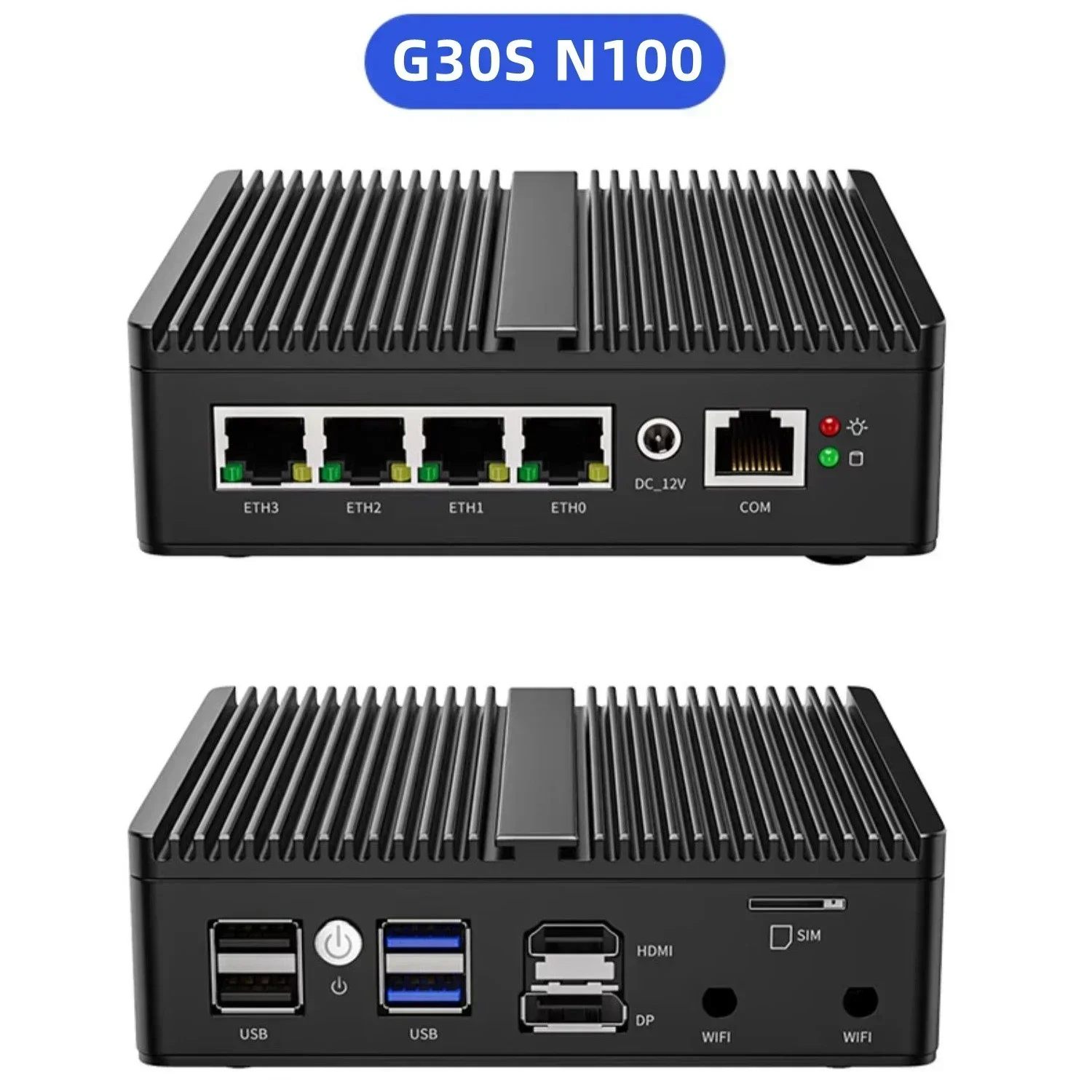 SZBOX-G30S-Alder-Lake-N100-Fanless-Router-4-i226-2-5-LAN-Windows-11 ...