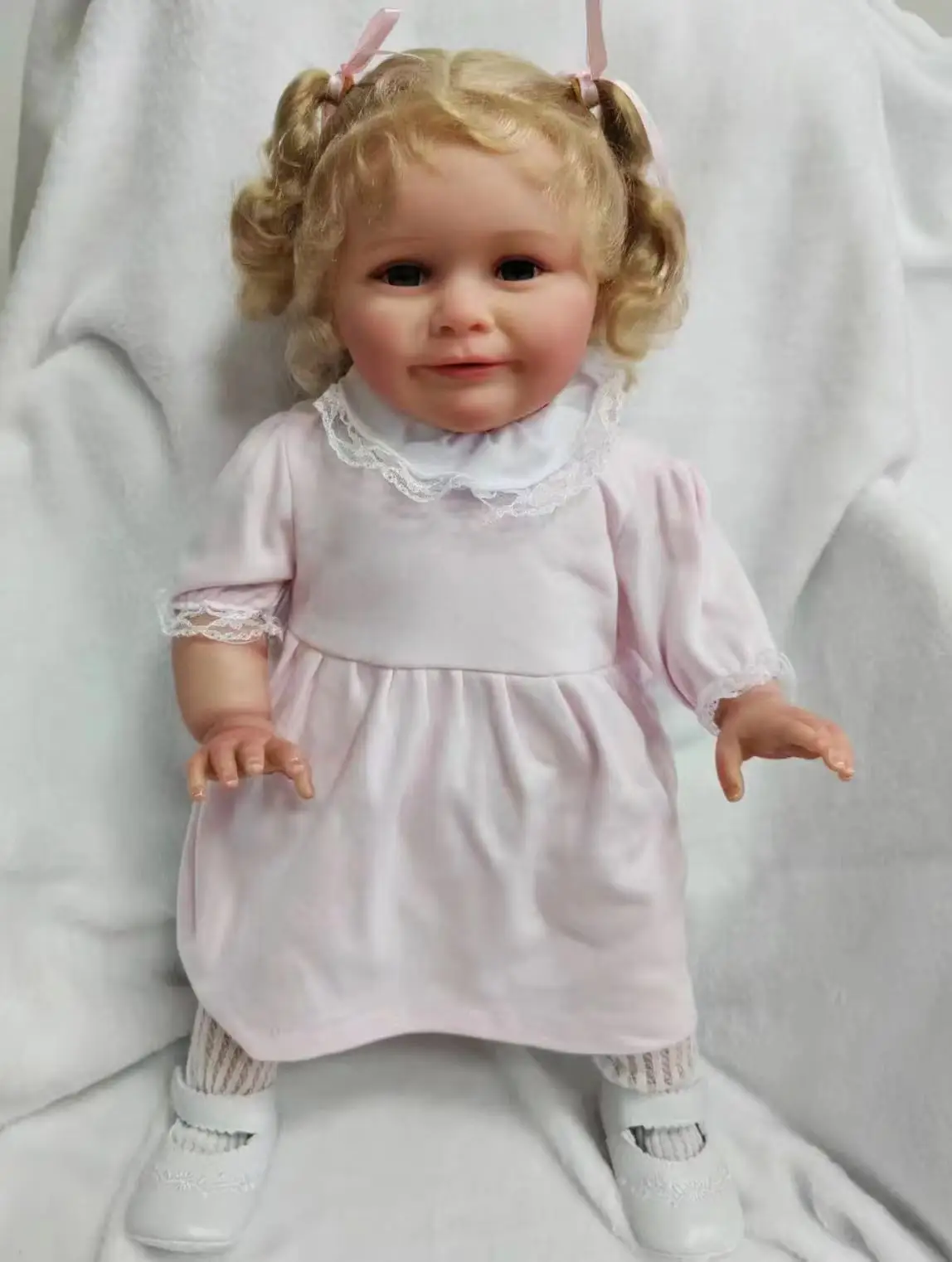FBBD-24inch-3D-Skin-Doll-Rebrn-Baby-Doll-Zoe-With-Hand-Rooted-Hair-Real ...