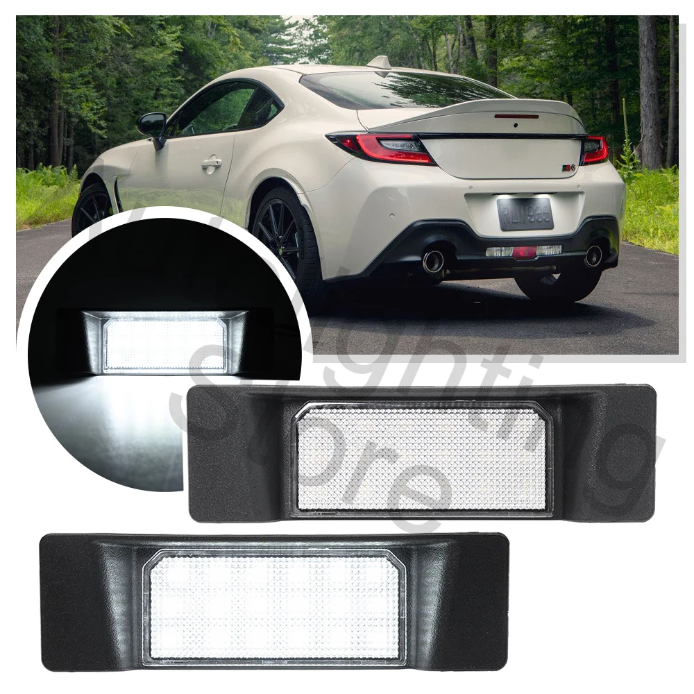 2pcs-Led-License-number-Plate-Lamp-rear-tail-light-For-2022-Subaru-BRZ ...