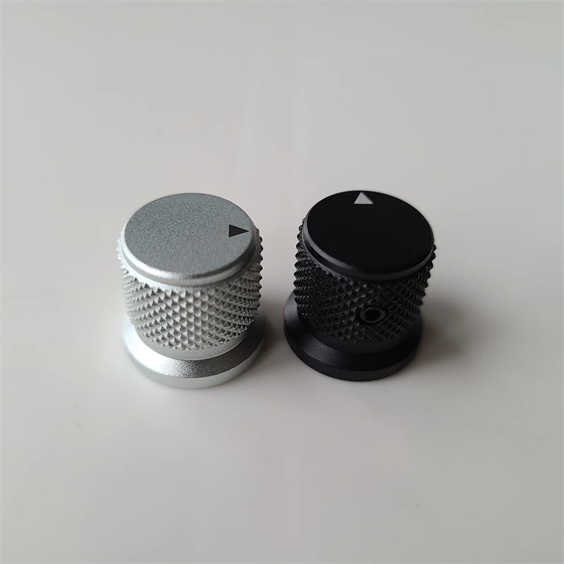 4pcs Aluminum Knob Potentiometer Cap Knurled Matte Ultrasonic Cleaning ...