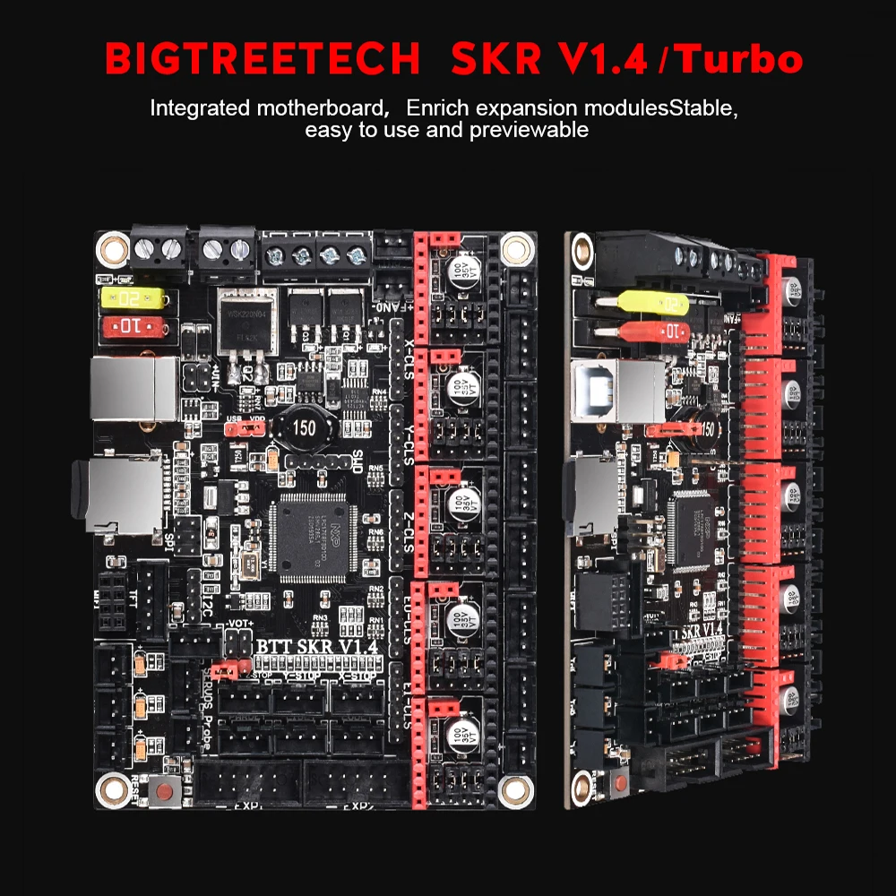 BIGTREETECH-BTT-SKR-V1-4-Turbo-Motherboard-TMC2209-TMC2208-UART-3D-Printer-Parts-PITFT50-TFT35 ...