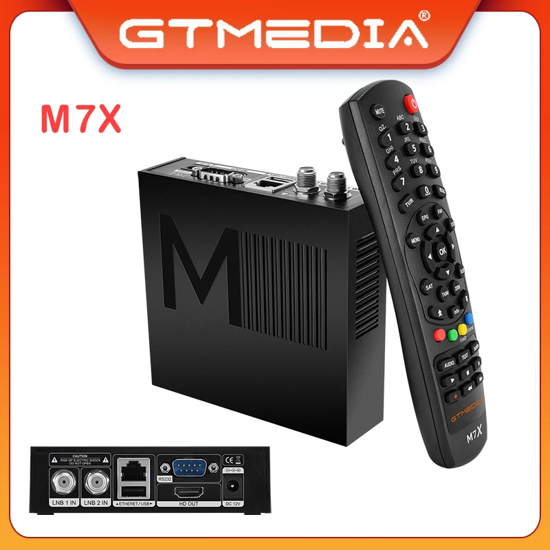 GTMEDIA M7X compatible con SKS DVBS2 VCM/ACM/multi Stream, HEVC ...