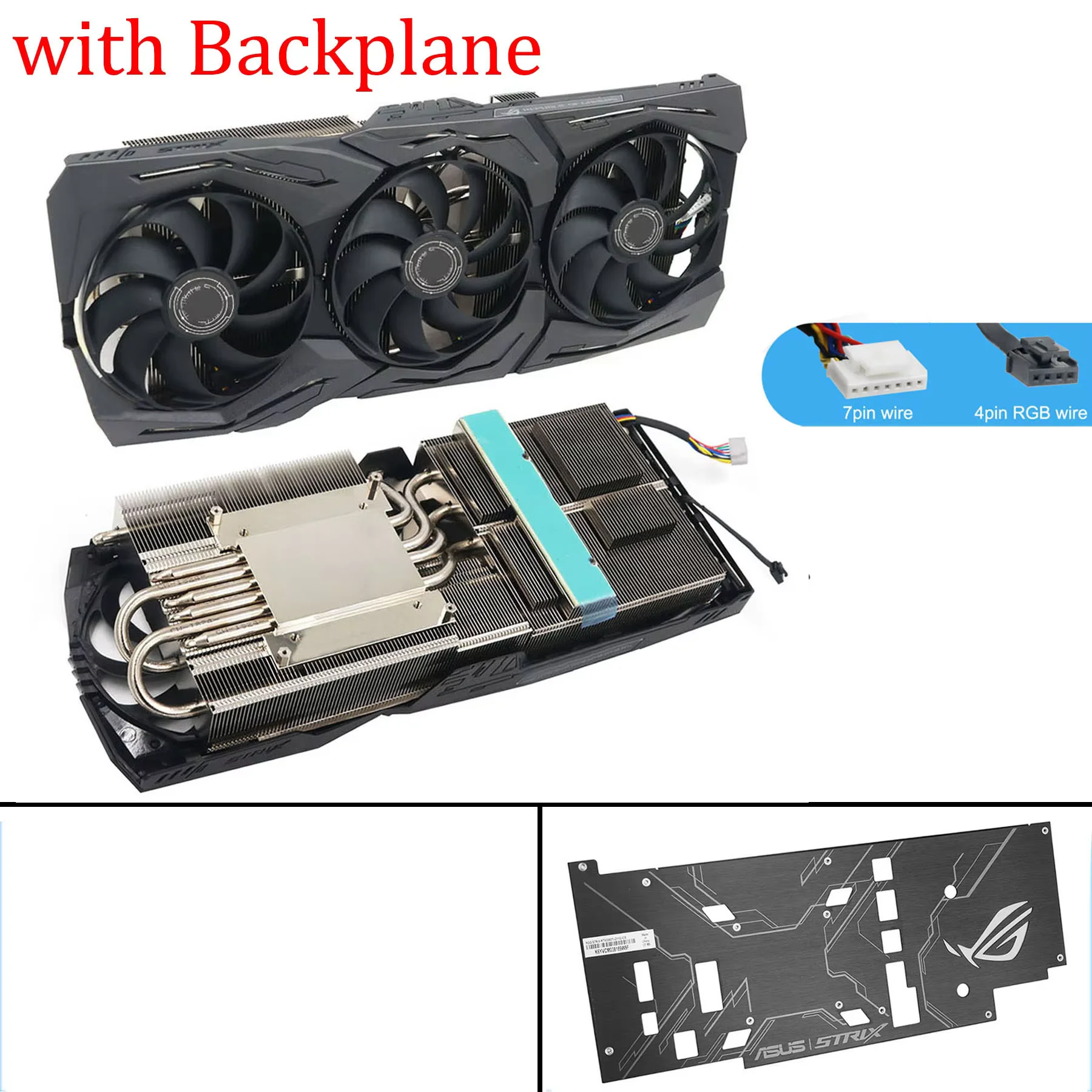 Replacement Graphics Card Fan Replacement GPU Fan For ASUS ROG Strix ...