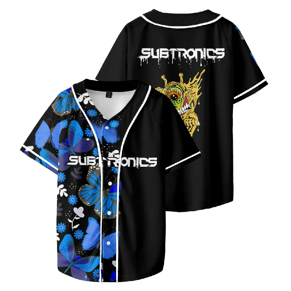 Subtronics-Baseball-Jersey-Unisex-Short-Sleeve-T-shirt-Casual ...