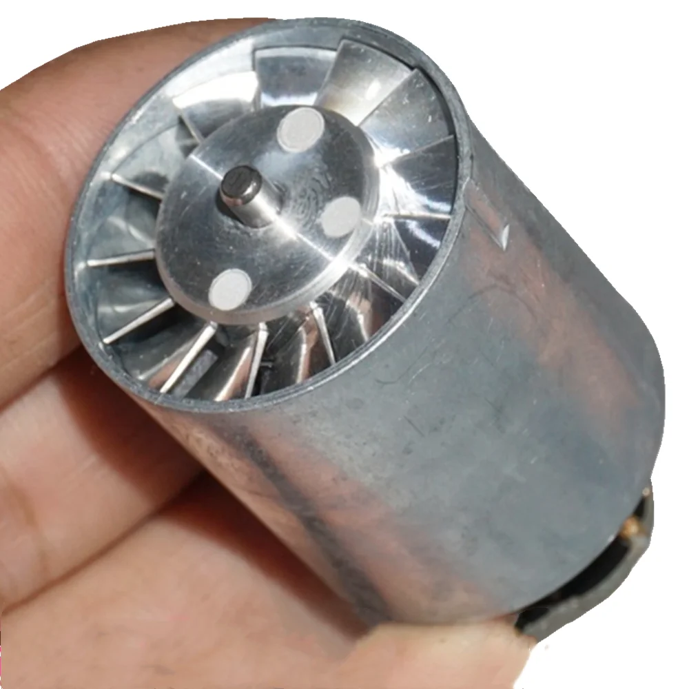 Micro 100,000 rpm high voltage brushless ducted fan CNC aluminum ...