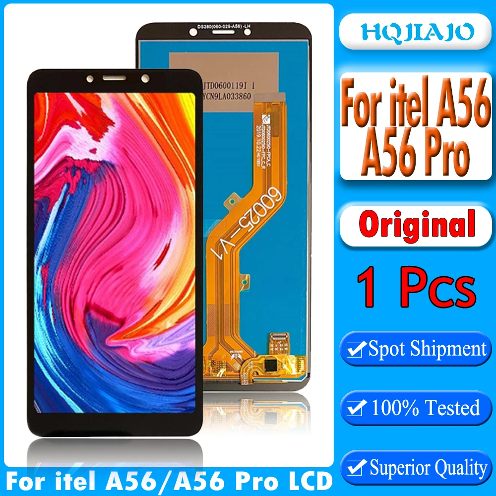 100% testado Display Para Itel A56 LCD Touch Screen Digitizer Assembly ...