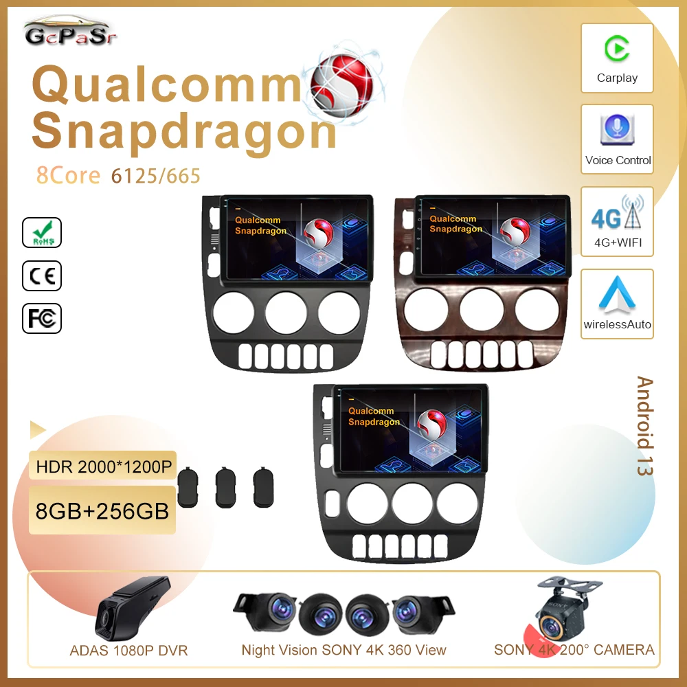 Android-Qualcomm-Snapdragon-For-Mercedes-Benz-M-Class-W163-ML-1997-2005 ...
