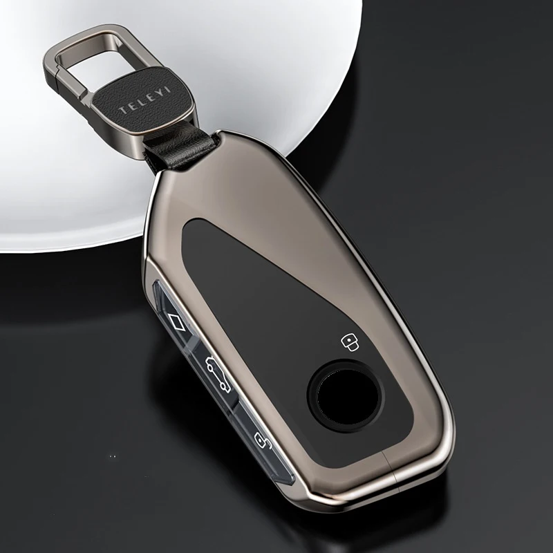 Aluminum Alloy TPU Car Remote Key Fob Cover Case for BMW Ix X7 I7 XM ...