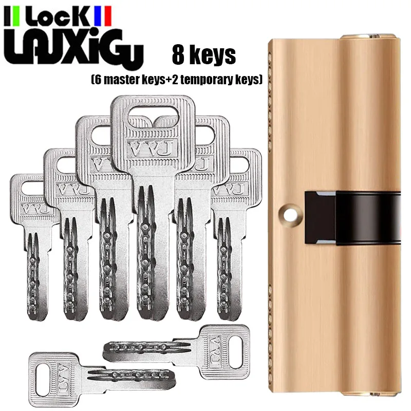 Door-Cylinder-Biased-Lock-65-70-80-90-115mm-Cylinder-AB-Key-Anti-Theft ...