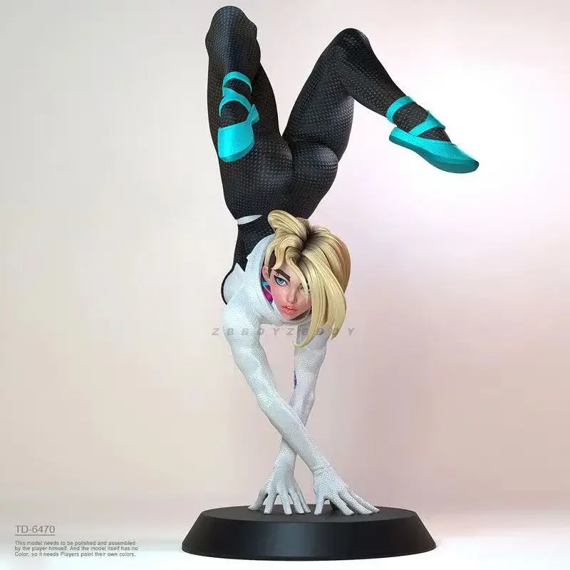 Plastic-Spider-Man-Anime-Figure-Model-Kit-Gwen-A1801-sem-pintura-boneca ...